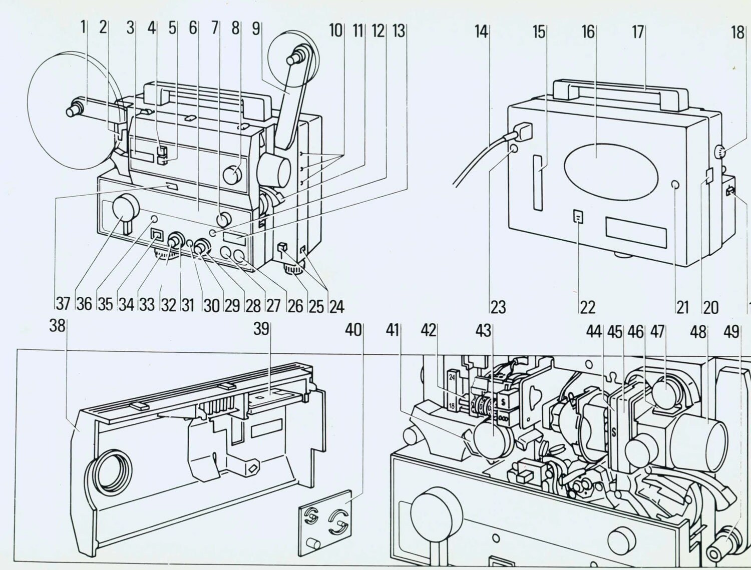 Eumig 824 Sonomatic Dual 8mm Sound Projector Manual - PDF Download - Etsy