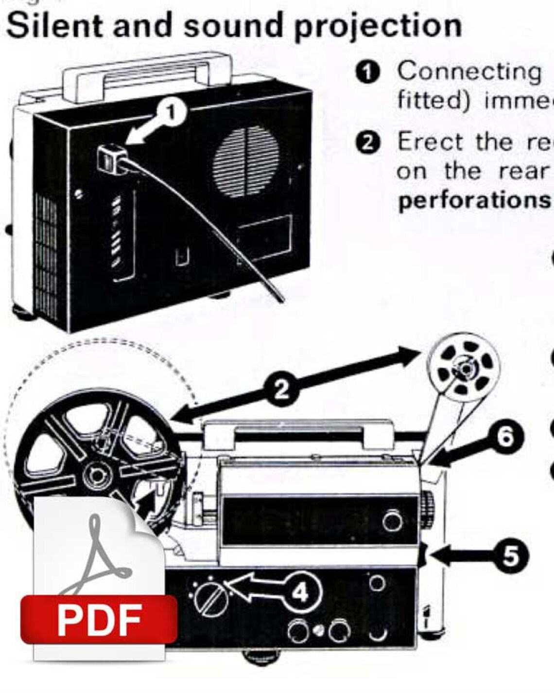 Eumig Mark S 802 / 802D Dual 8mm Projector Manual - PDF Download - Etsy