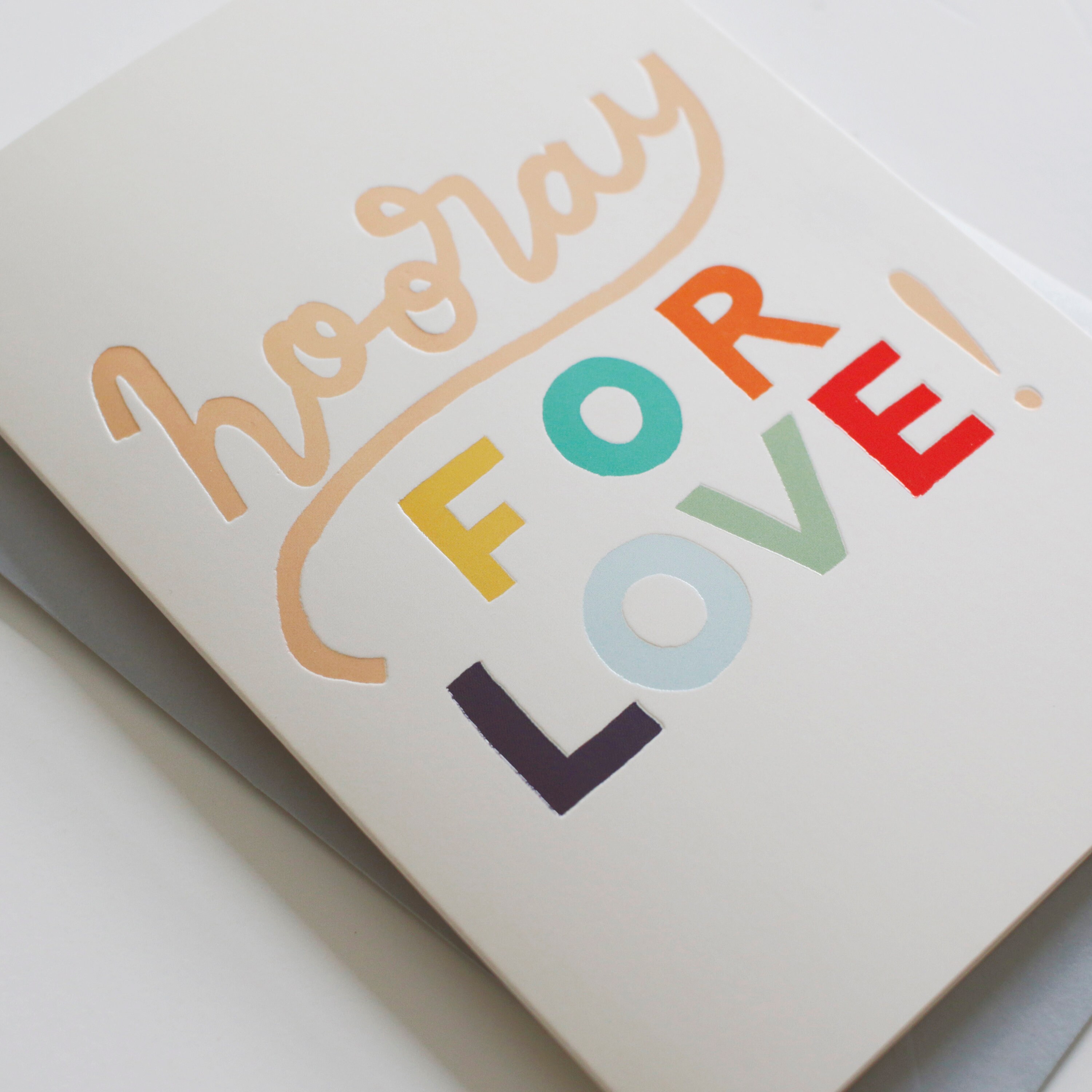 Hooray for Love Wedding/engagement Card - Etsy