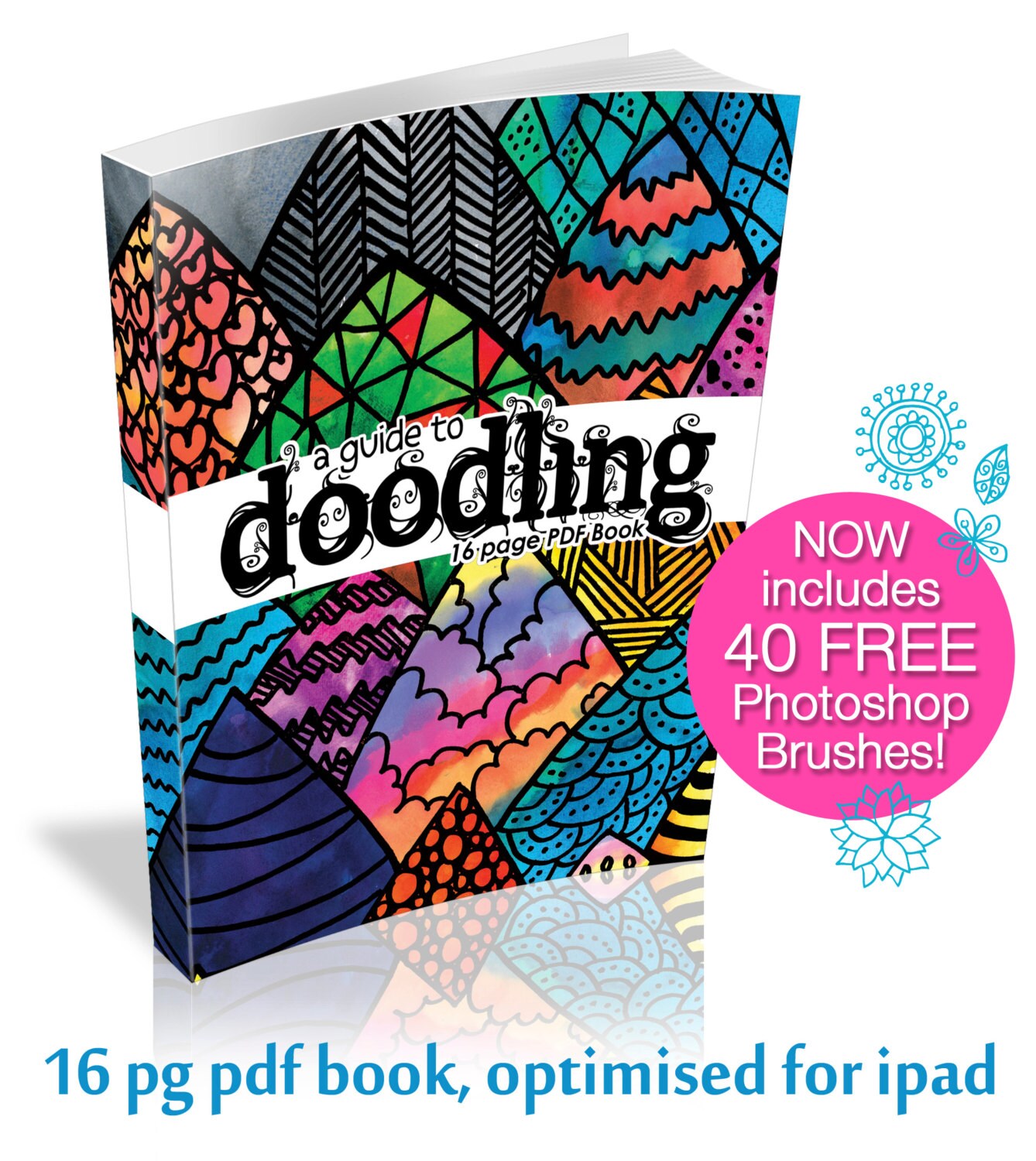 Guide to Doodling PDF book 16 pages ipad compatible | Etsy
