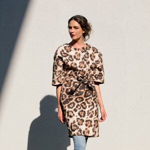 Leopard Coat in 4X Plus Size, Leopard Print, Trench Coat, Plus Size ...
