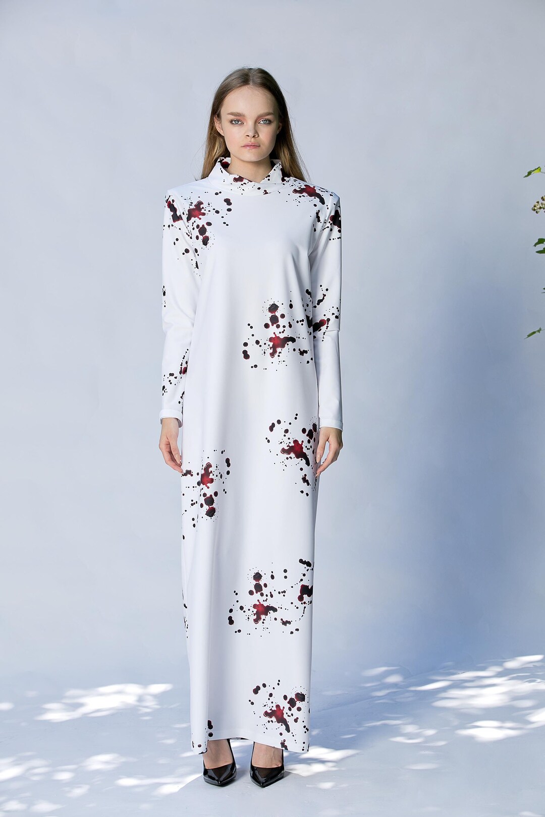 Halloween Blood Maxi Dress, Loose Dress, Halloween Costume, Avant Garde ...