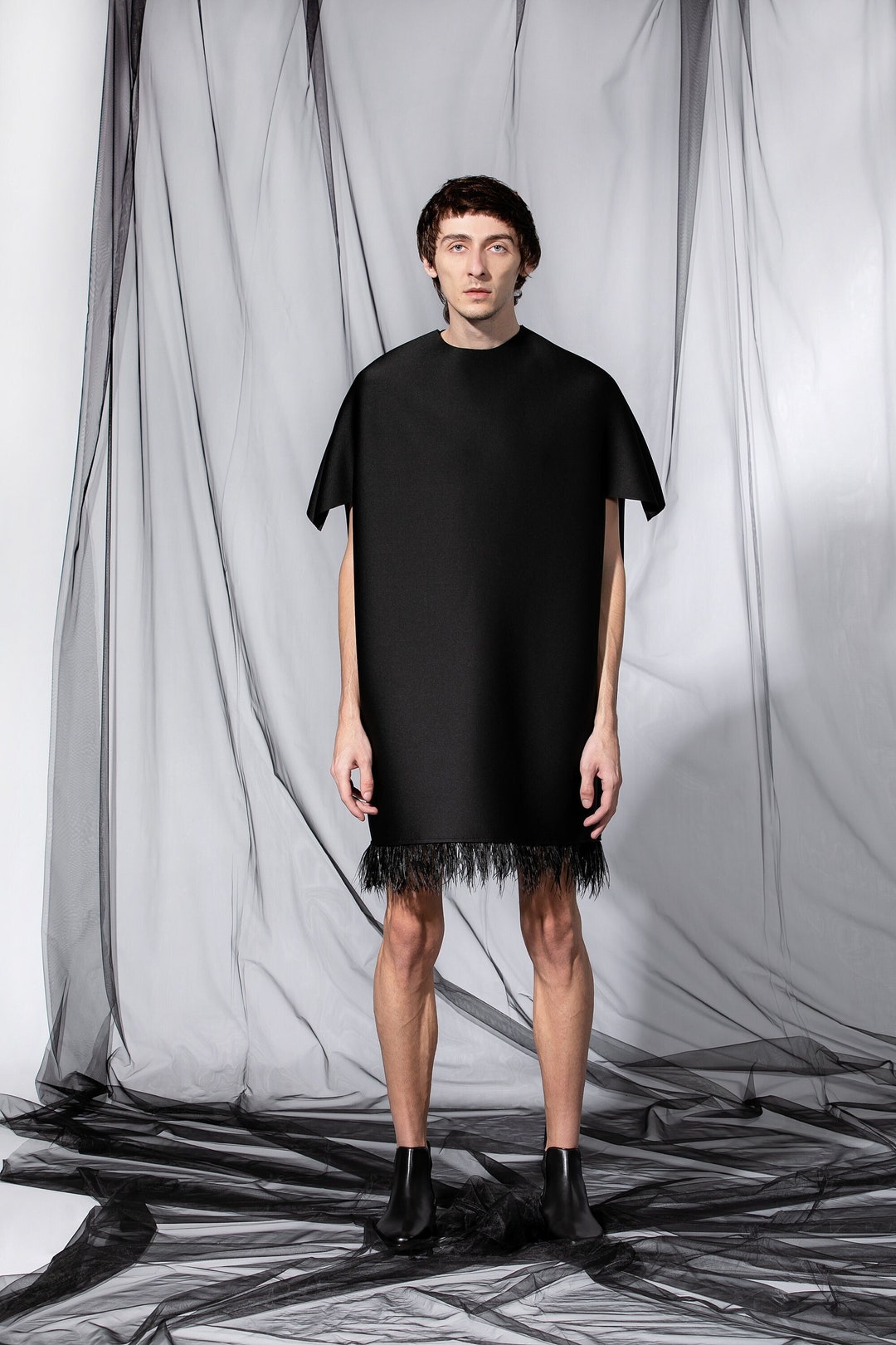 Techwear Poncho, Cyberpunk Clothing, Mens Tunic, Festival Outfit, Rave ...