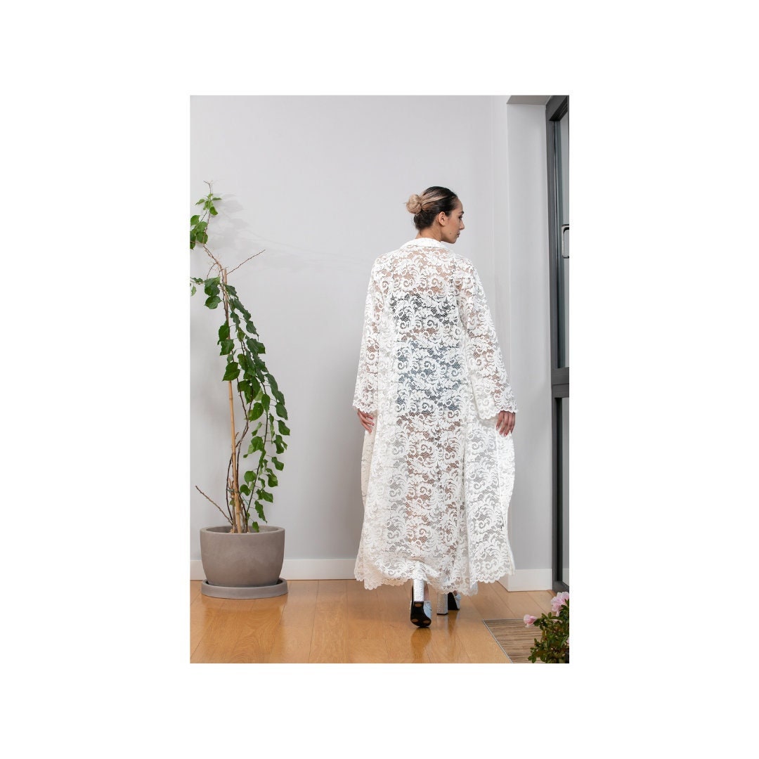 Bridal Robe, Kimono Robe, Festival Clothing, Bridesmaid Robe, Boho ...