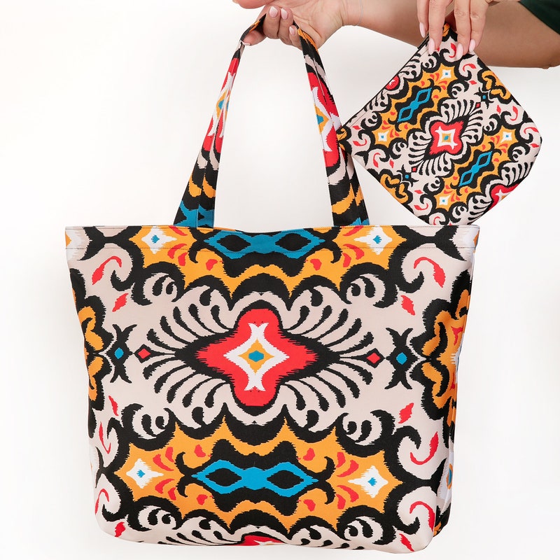 Boho Tote Bag - Etsy