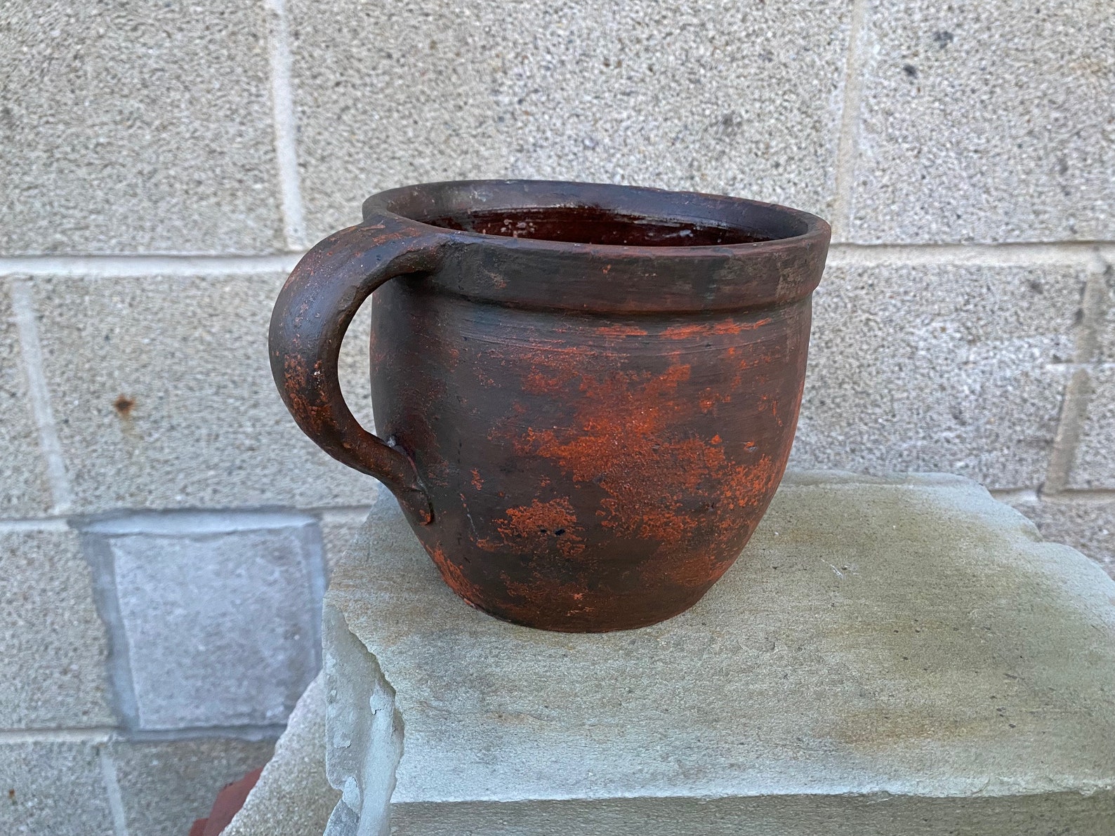 Antique Redware Chamber Pot 1800s Utilitarian Pottery USA - Etsy