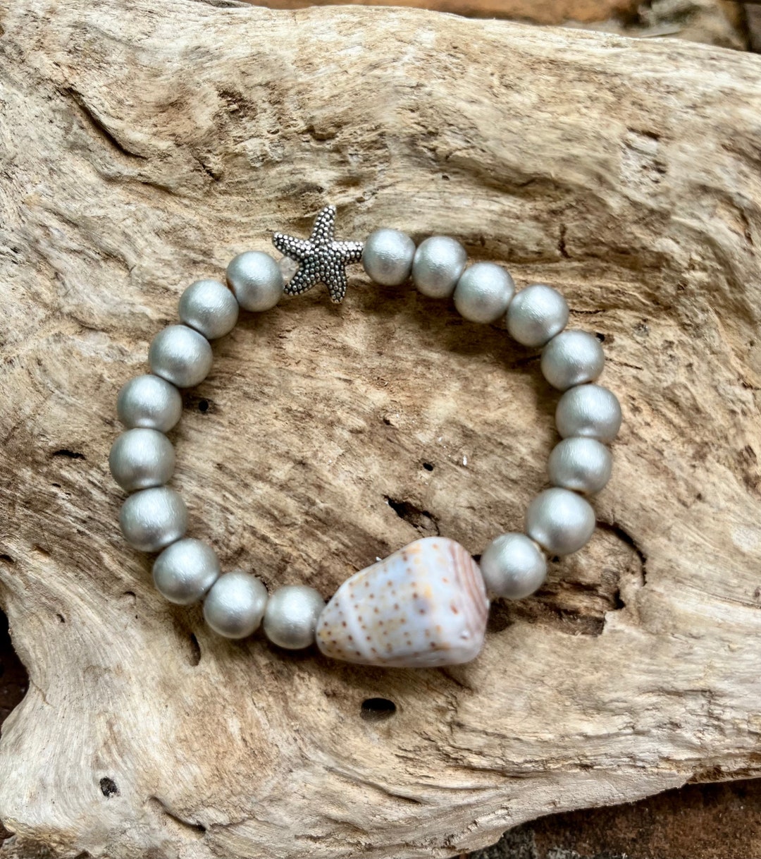 Hawaiian Cone Shell Bracelet - Etsy