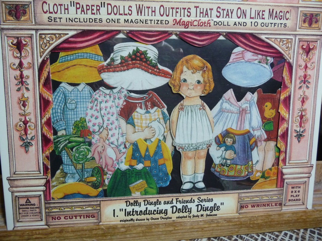 Dolly Dingle magicloth Paper Doll - Etsy
