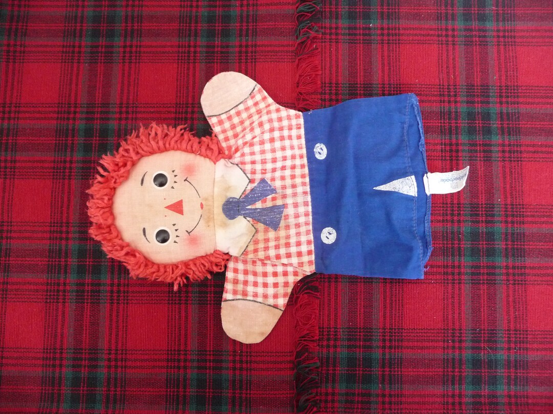 Raggedy Andy Puppet, Knickerbocker Toy Co, 9" Tall, Knickerbocker - Etsy