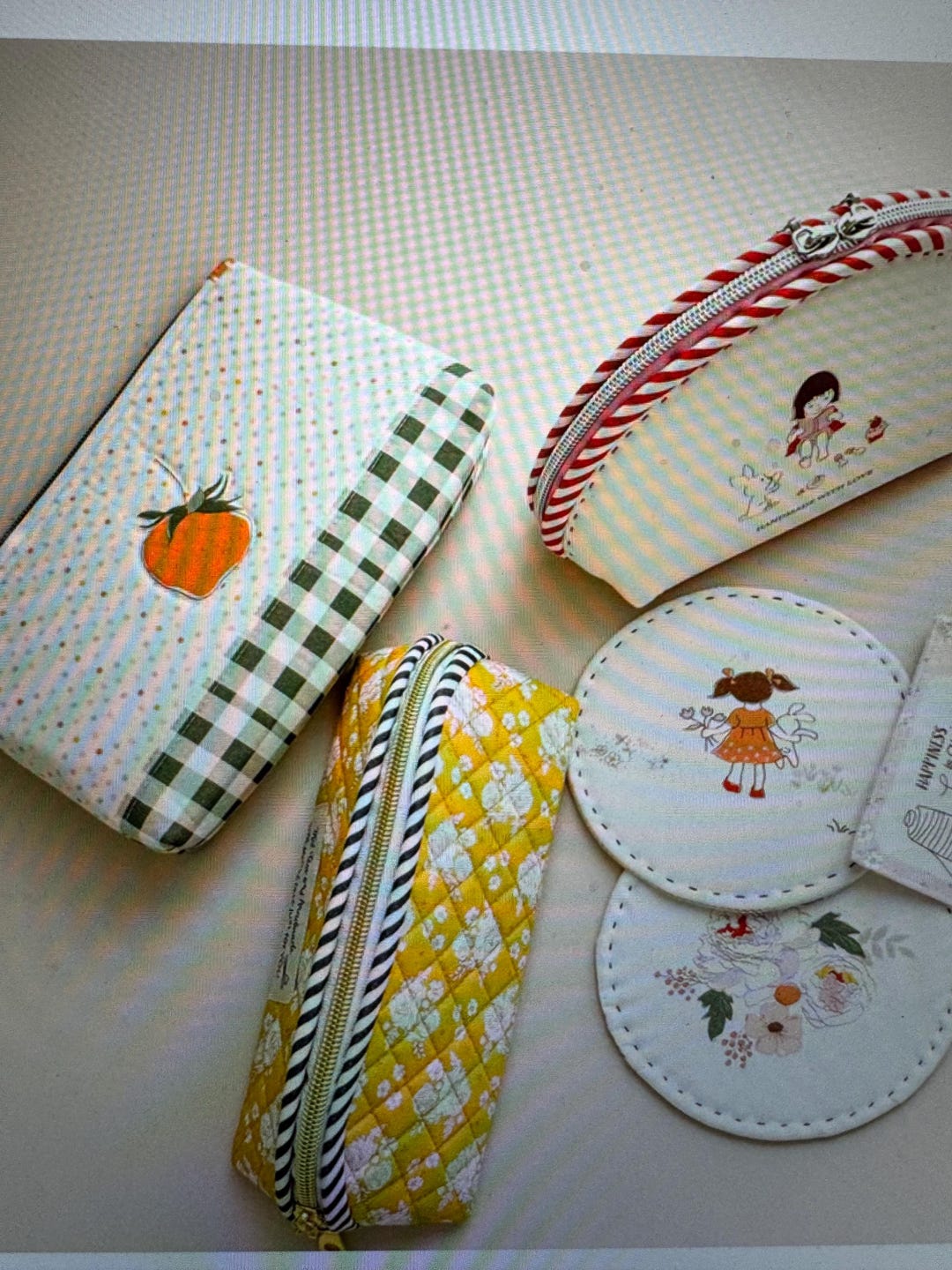 Bloomberry Zipper Pouch Panel by Minki Kim for Riley Blake Designs 36 ...