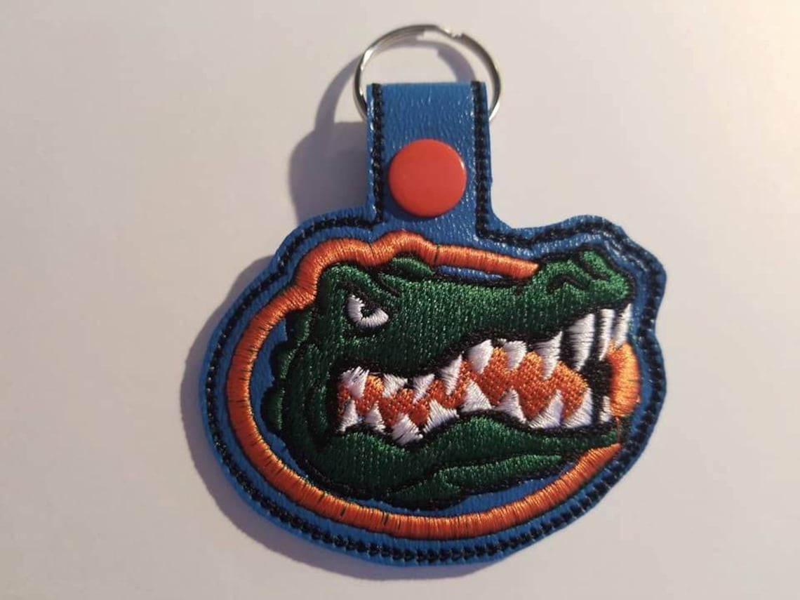 Key Fob Keychain Gators Made Using Vinyl Florida Team - Etsy