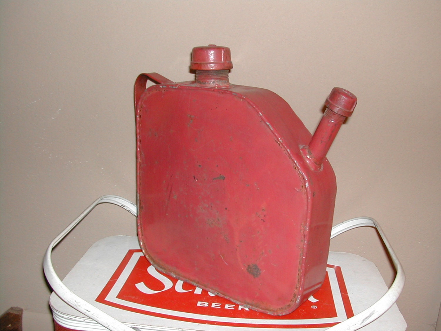 Steampunk Gas Can. Rustic 1970's Fuel Can. Bombardier - Etsy