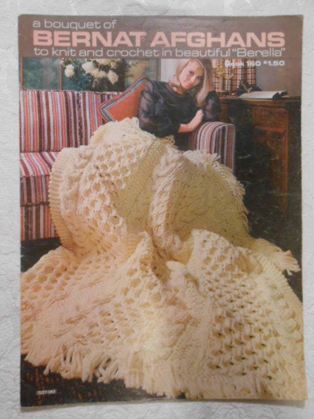 Bernat Pattern Book A Bouquet of Bernat Afghans to Knit and Crochet in ...