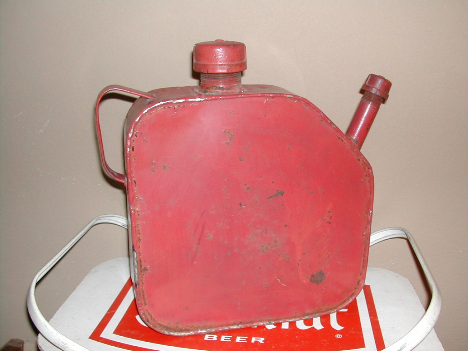 Steampunk Gas Can. Rustic 1970's Fuel Can. Bombardier | Etsy