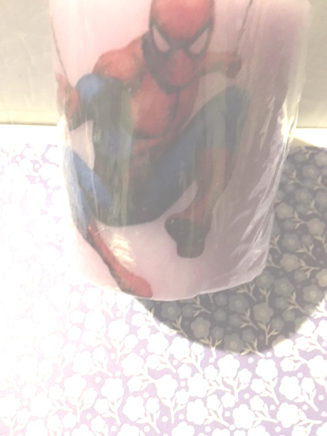 Spiderman Candle - Etsy