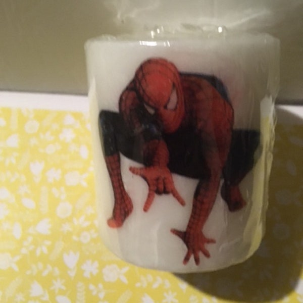Spiderman Birthday Candles - Etsy