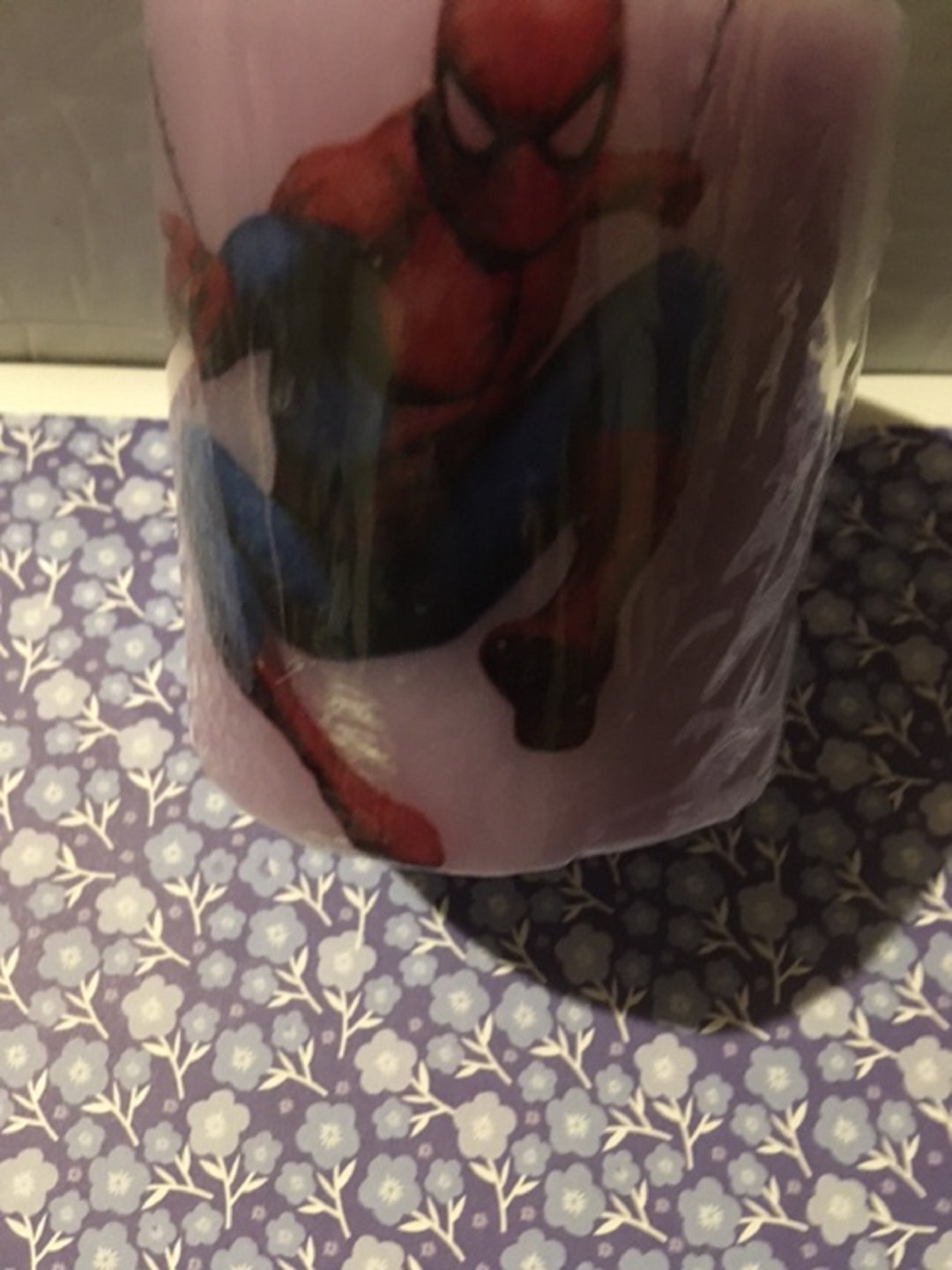 Spiderman Candle - Etsy