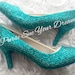 Custom Crystal Rhinestone Bridal Heels Custom Heels Prom/bridesmaid ...
