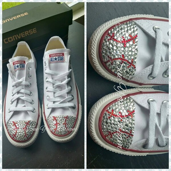 Baseball Converse - Etsy