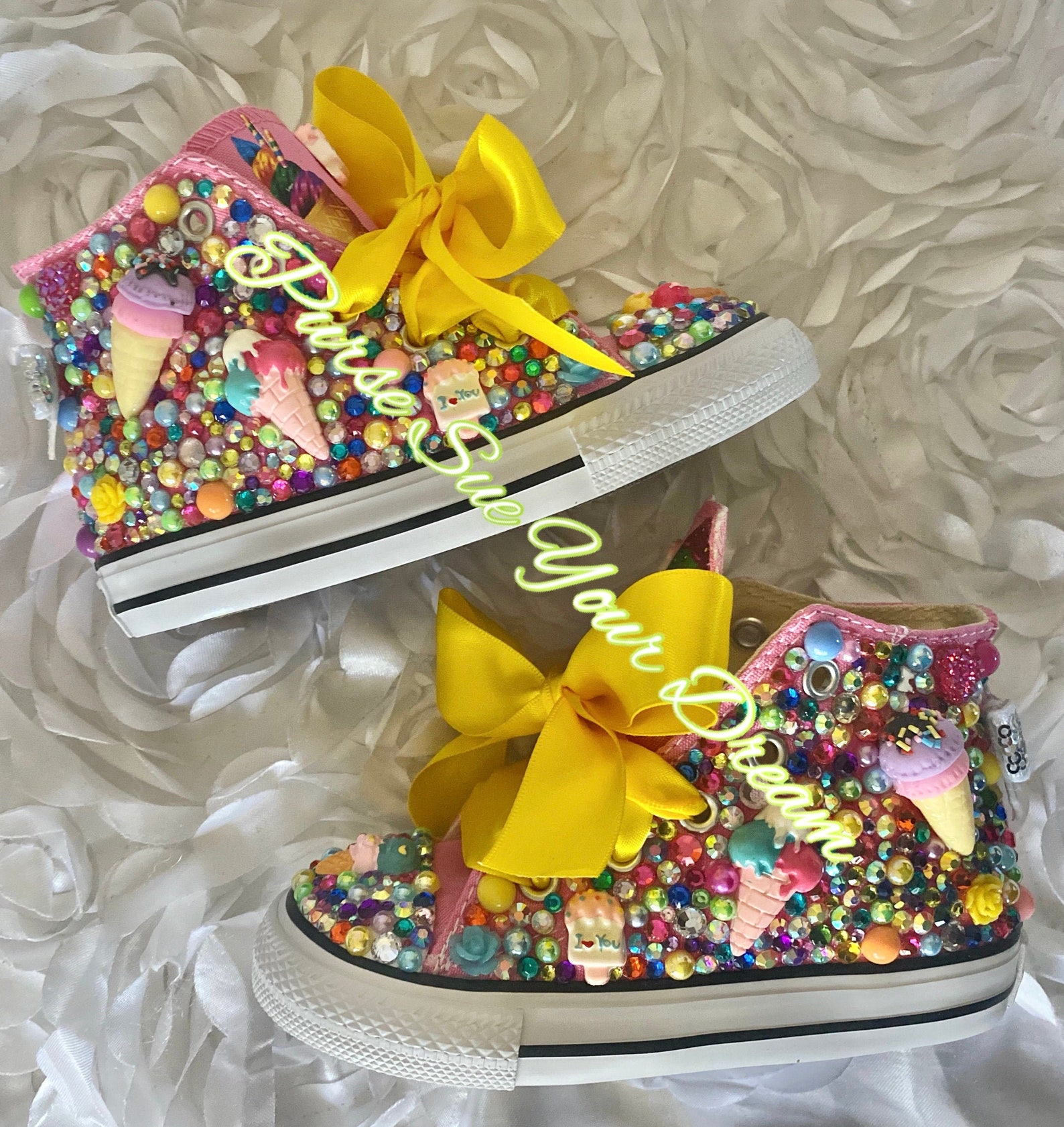 Ice Cream Birthday Converse Sweet One/ice Cream Shoppe | Etsy