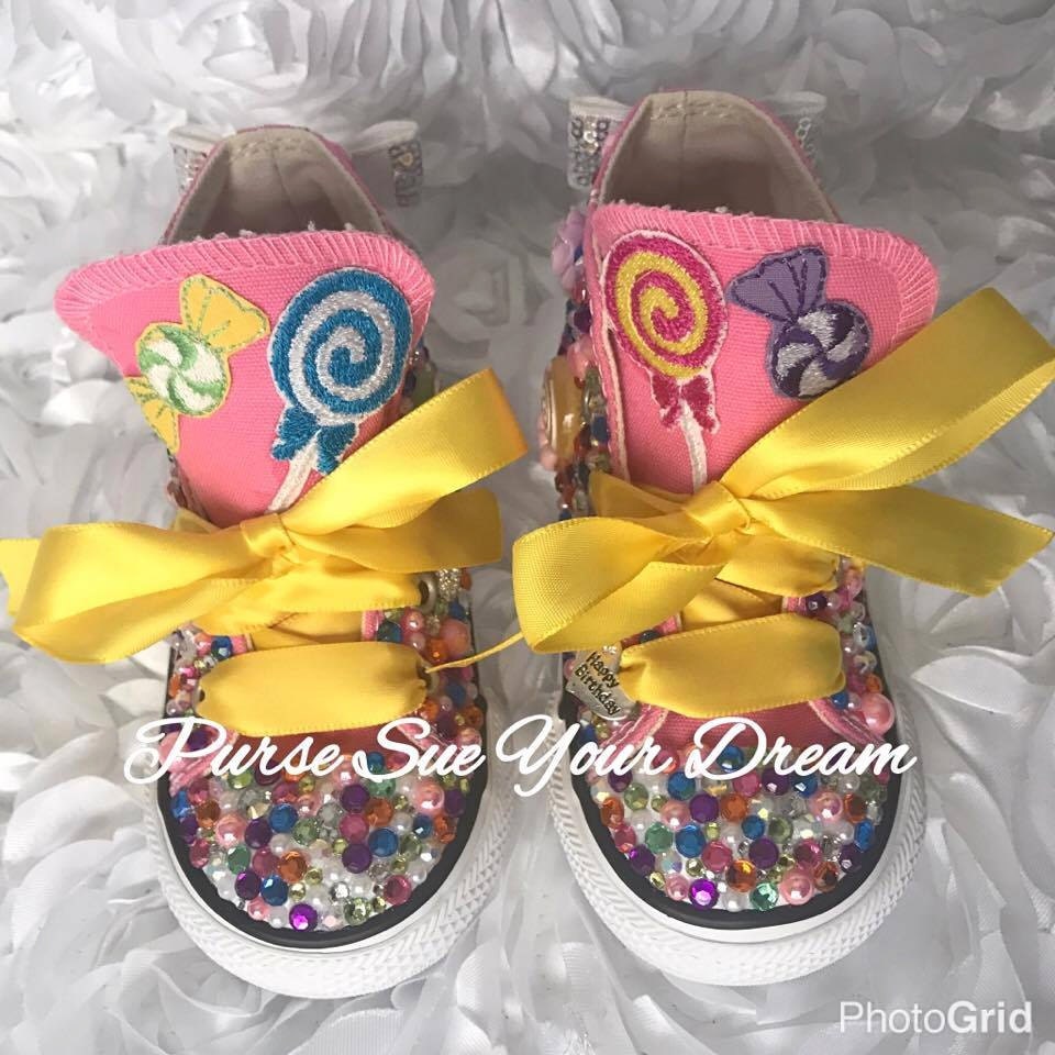 Custom Candyland Birthday Converse Shoes Candyland/candy | Etsy