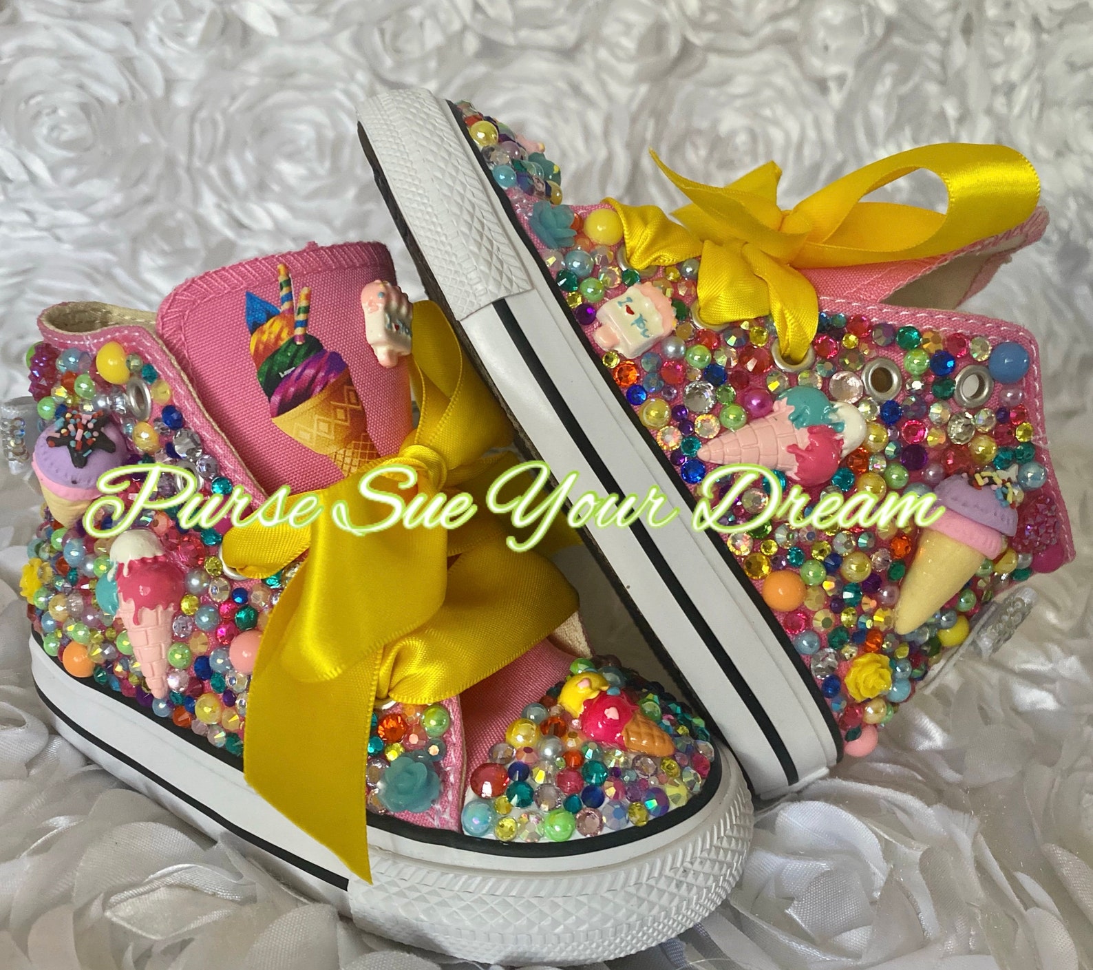 Ice Cream Birthday Converse Sweet One/ice Cream Shoppe | Etsy