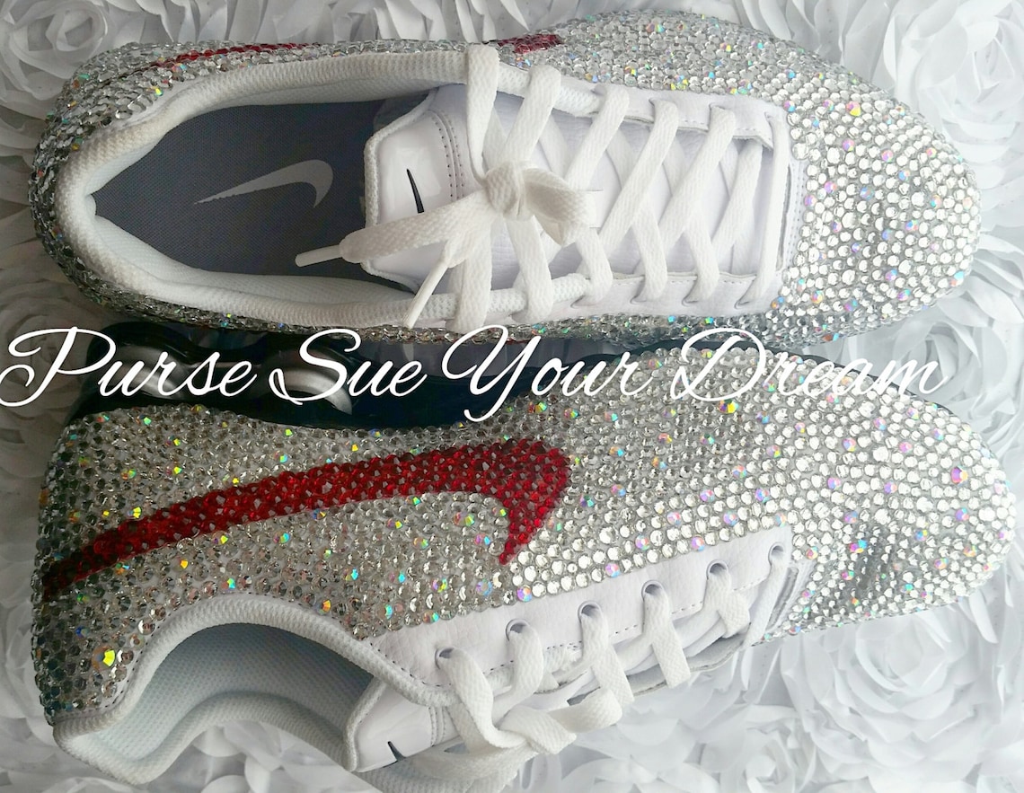 Custom Made Nike Shox Designed Shoes Swarovski Crystal - Etsy Canada