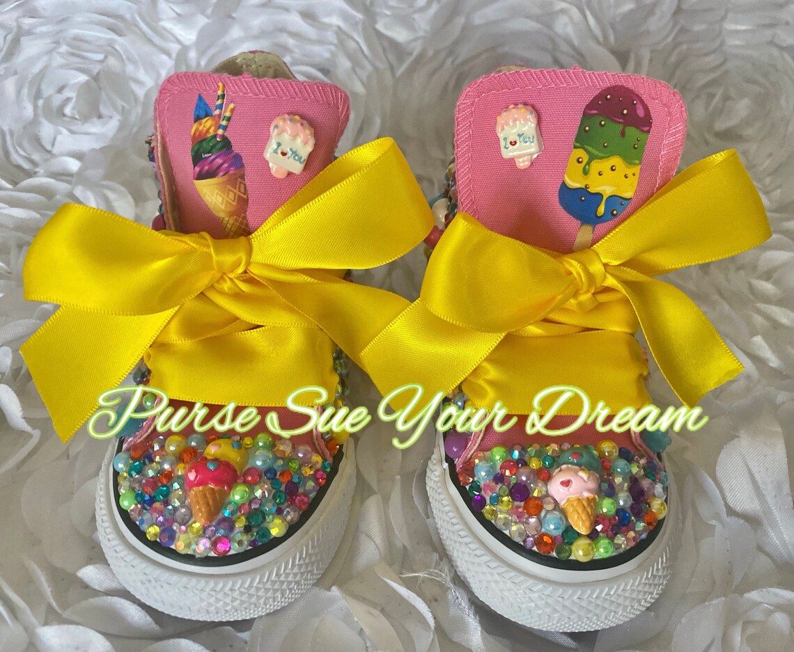Ice Cream Birthday Converse Sweet One/ice Cream Shoppe | Etsy