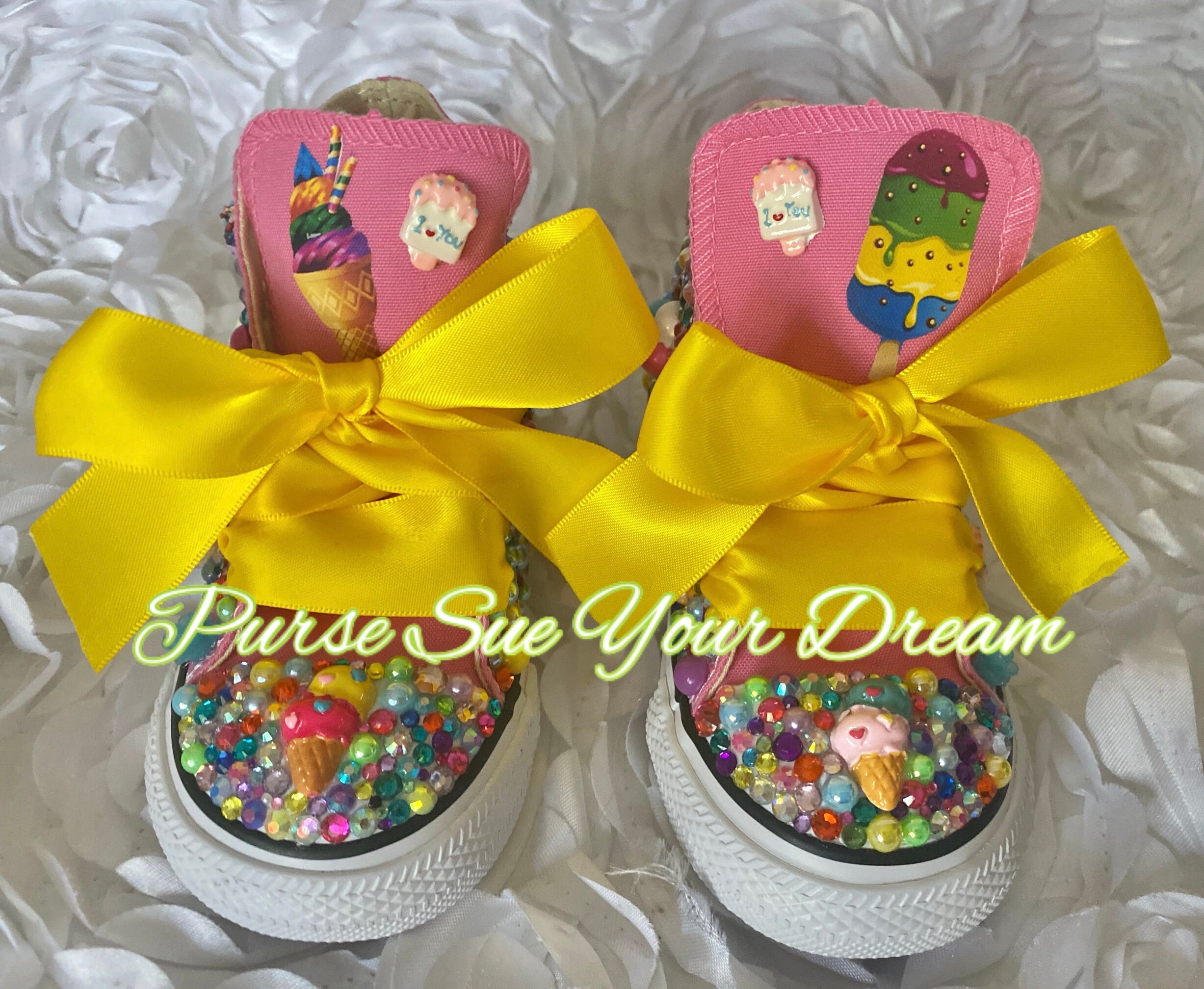 Ice Cream Birthday Converse Sweet One/ice Cream Shoppe | Etsy