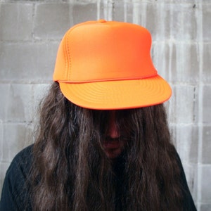 Vintage Deadstock 1980s Dayglow Orange Neon Hunting Cap Snapback NOS - Etsy