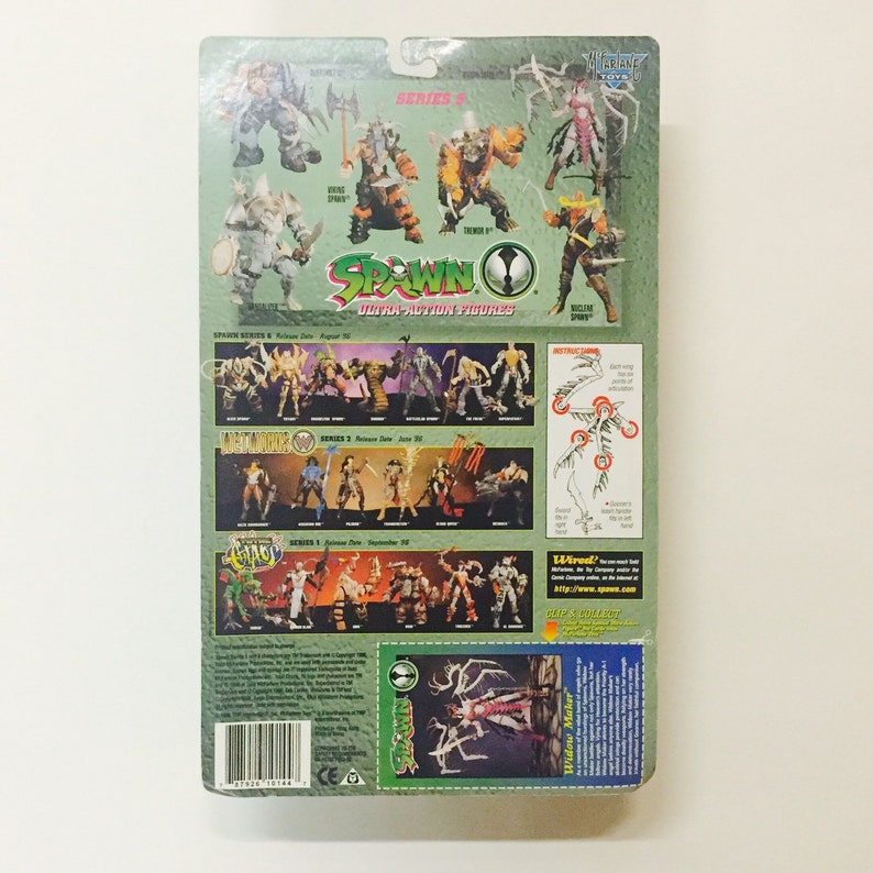 Vintage Spawn: Widow Maker - Sealed on Card 1996 - Etsy
