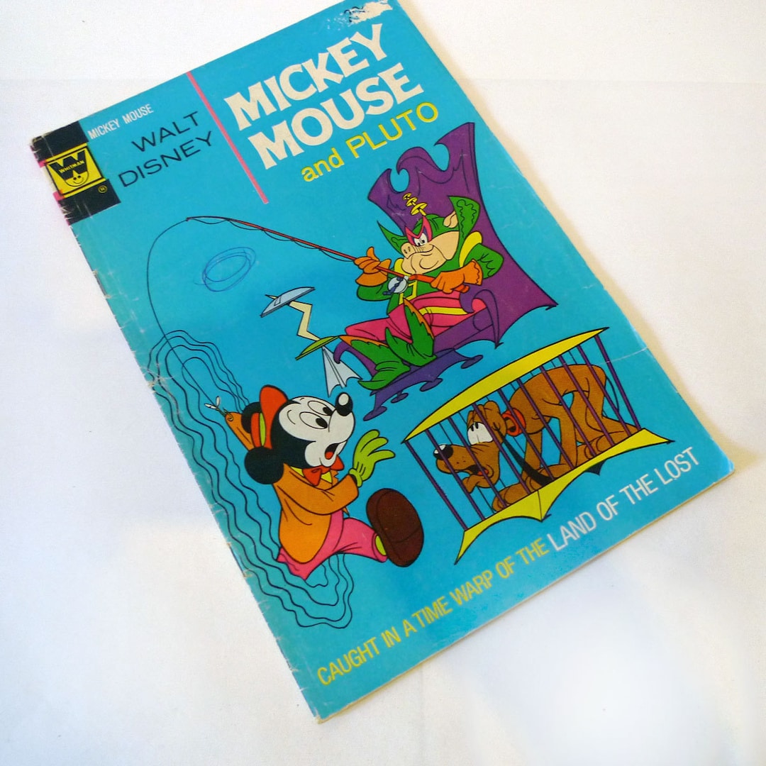 Walt Disney MICKEY MOUSE (and Pluto) #143 Comic Book (1973) Gold Key - Etsy