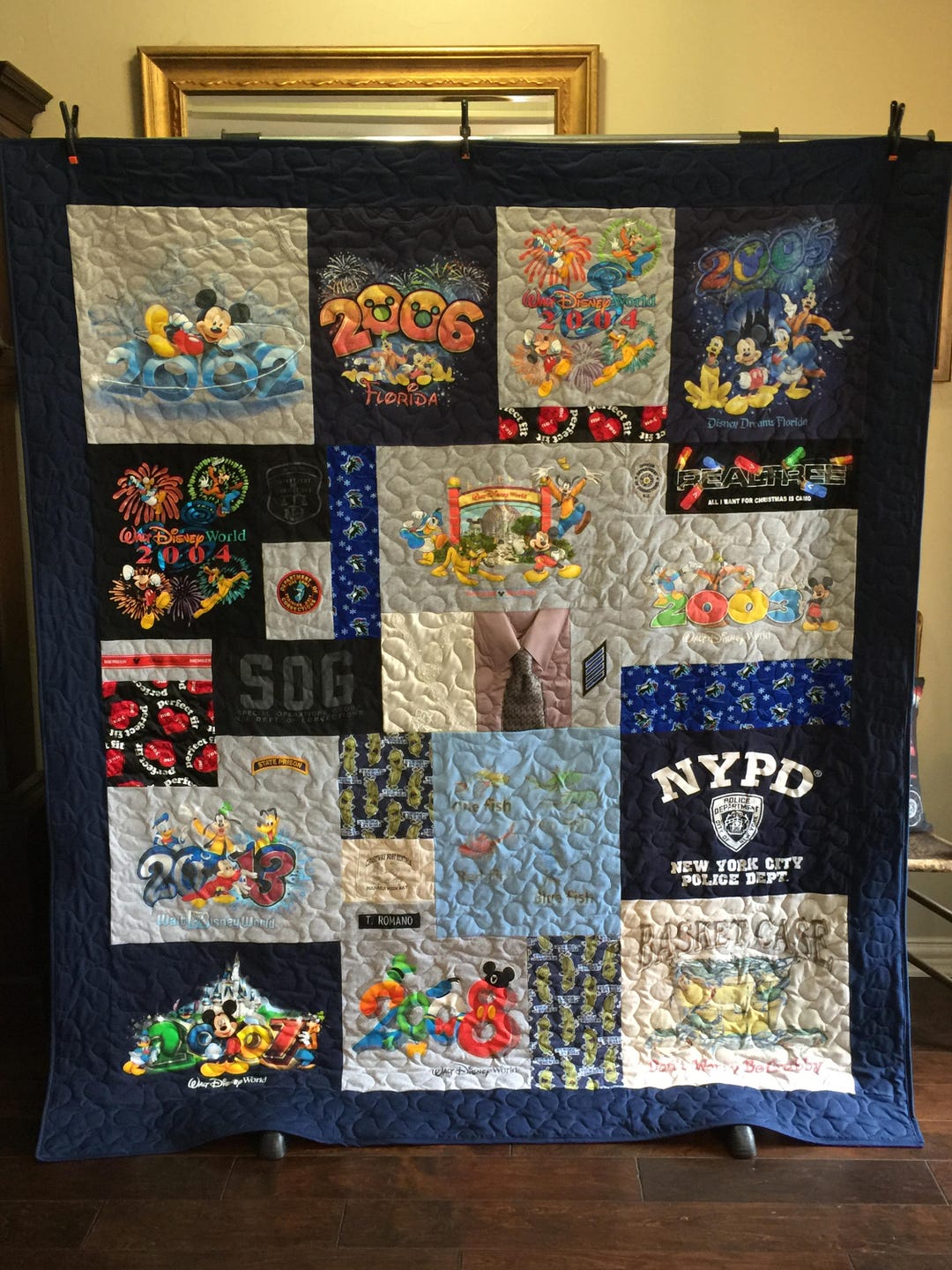 Grief Puzzle Style Quilt Made From Clothing - DEPOSIT ONLY - Etsy