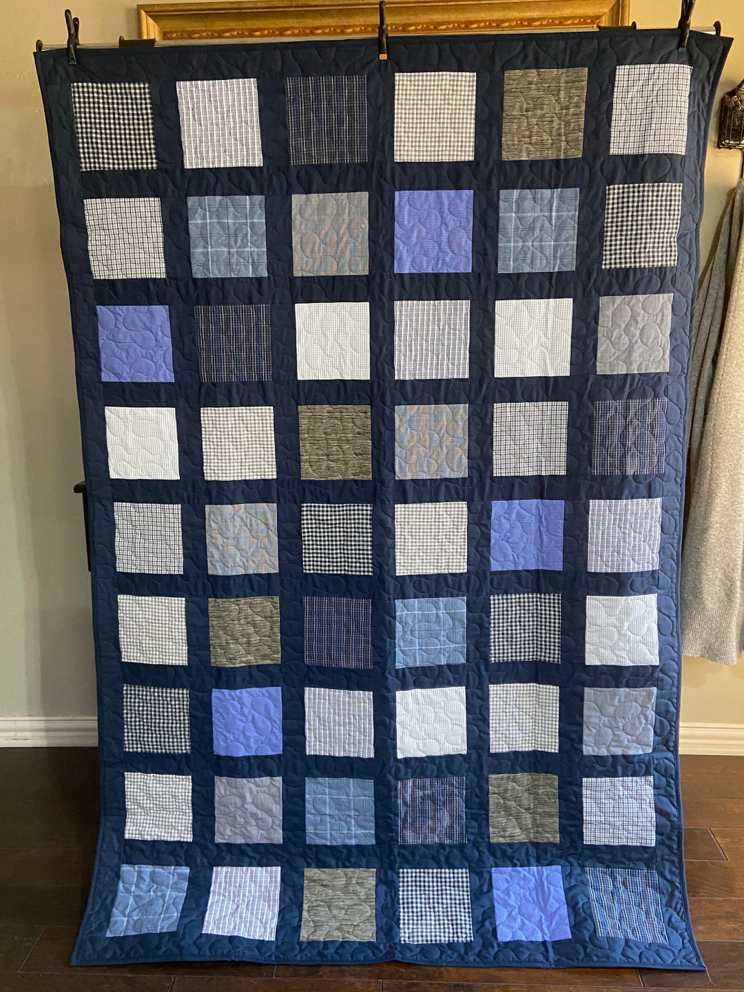 Grief Quilt Made From Loved Ones Clothing - DEPOSIT ONLY - Etsy