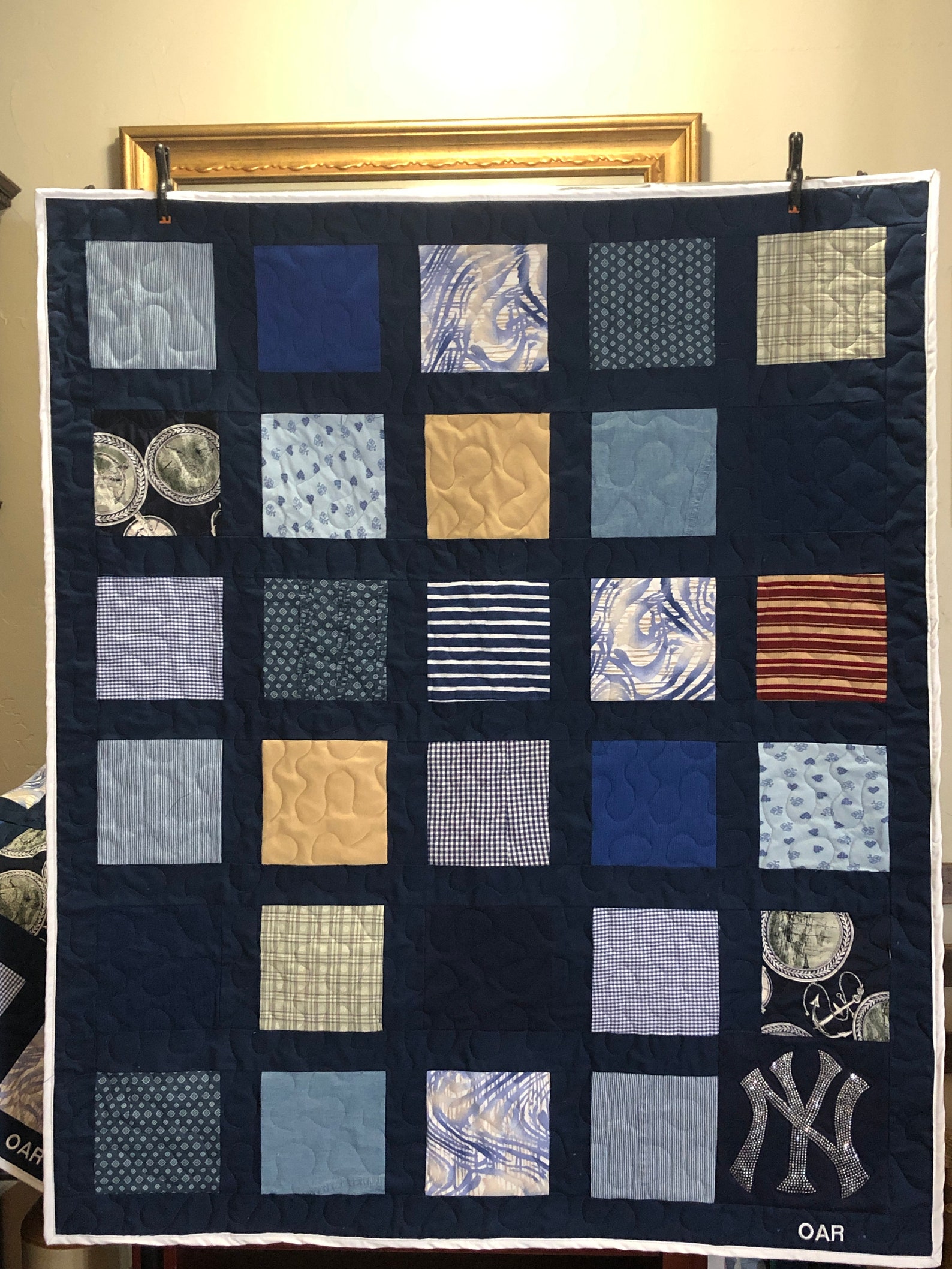 Grief Quilt Made From Loved Ones Clothing DEPOSIT ONLY - Etsy