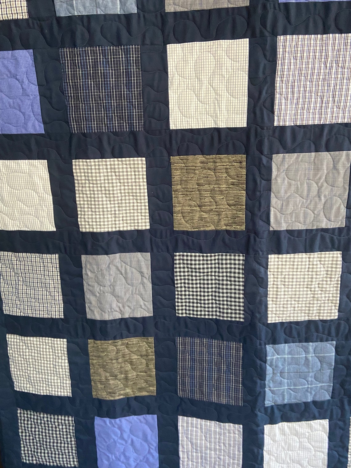 Grief Quilt Made From Loved Ones Clothing DEPOSIT ONLY - Etsy