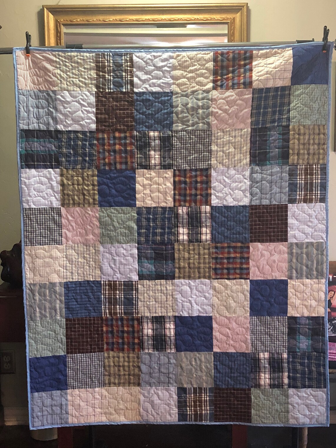 Grief Quilt Made From Loved Ones Clothing DEPOSIT ONLY | Etsy