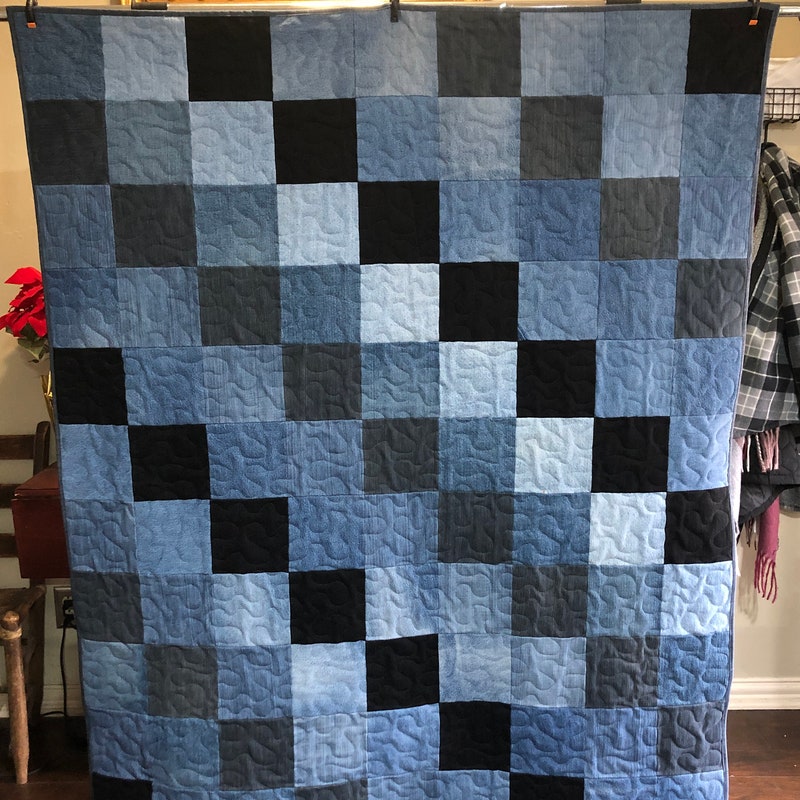 Jeans Memory Quilt - Etsy UK