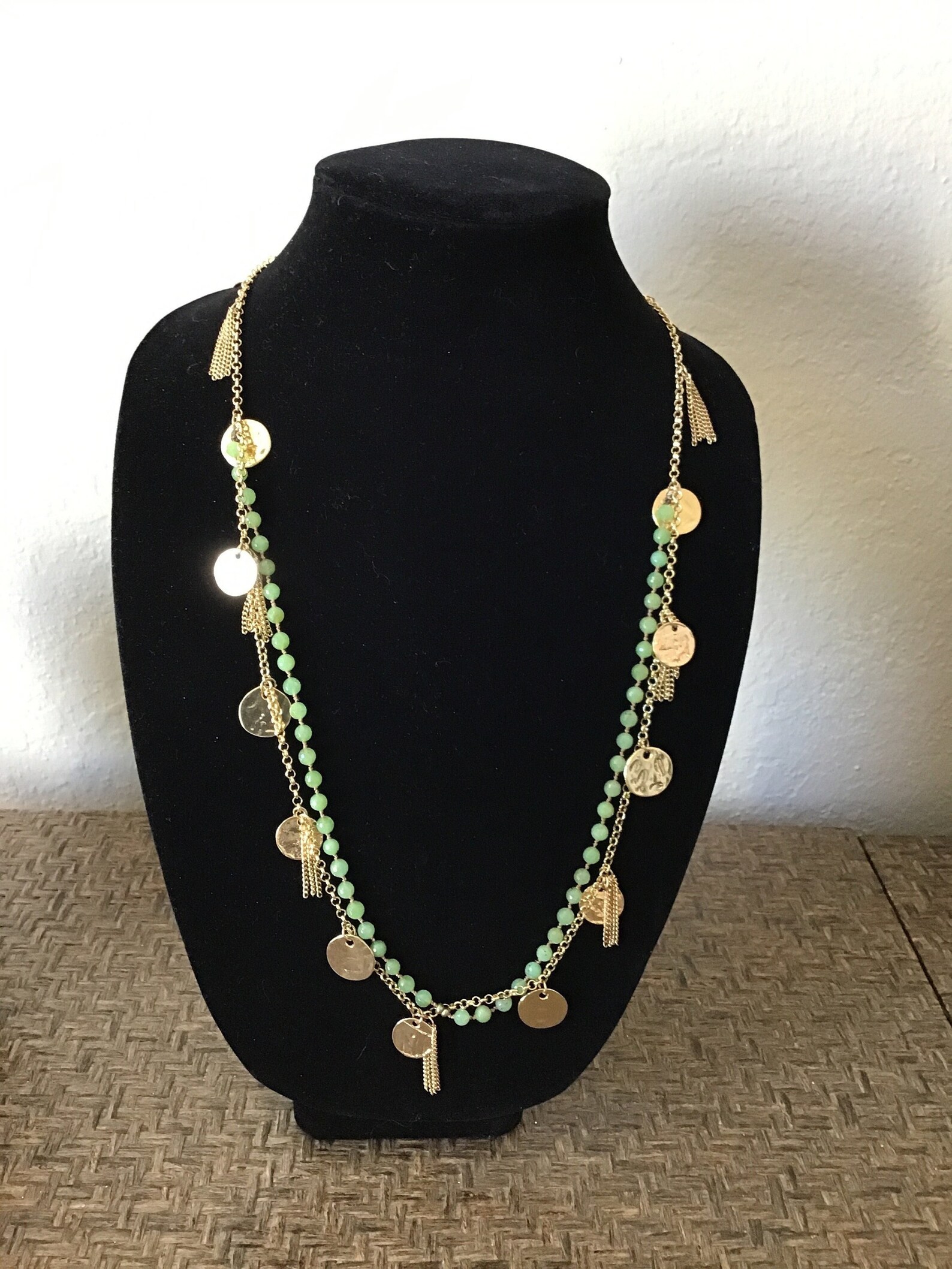 Peridot Coins Fringe - Etsy