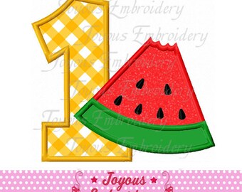 Watermelon number | Etsy
