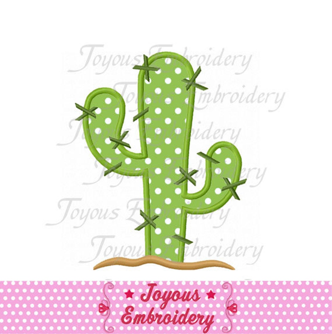 Instant Download Cactus Applique Machine Embroidery Design NO:2584 - Etsy