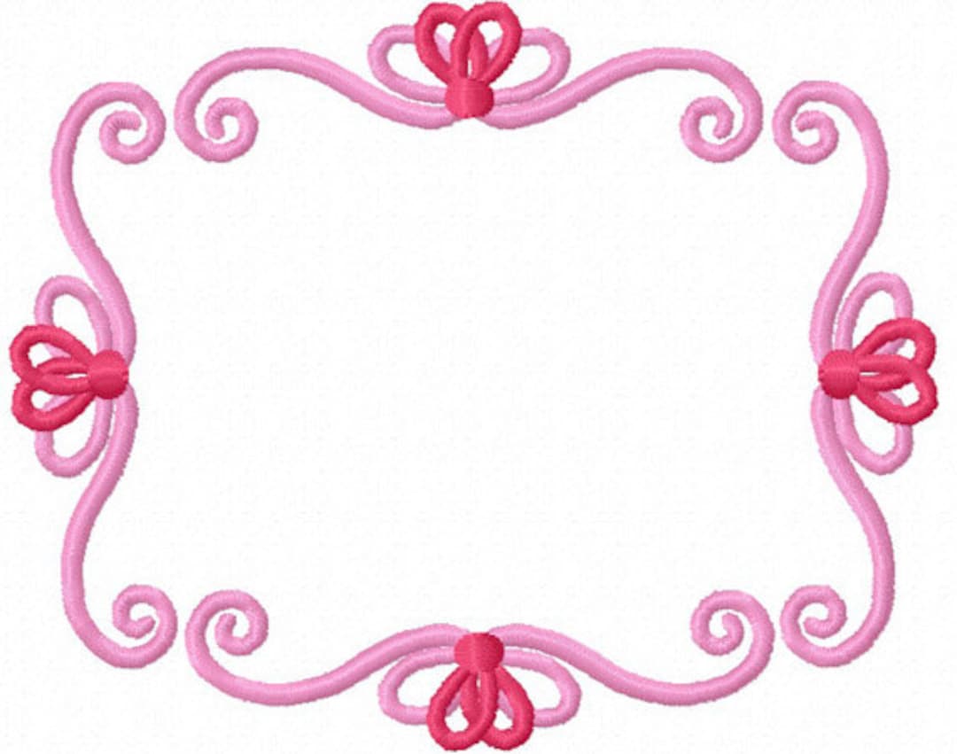 Instant Download Fancy Frame Machine Embroidery Design NO:1214 - Etsy