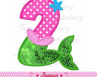 Mermaid Tail Number 9 Mermaid Number 9 Birthday Princess - Etsy