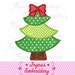 Instant Download Christmas Tree Applique Machine Embroidery | Etsy