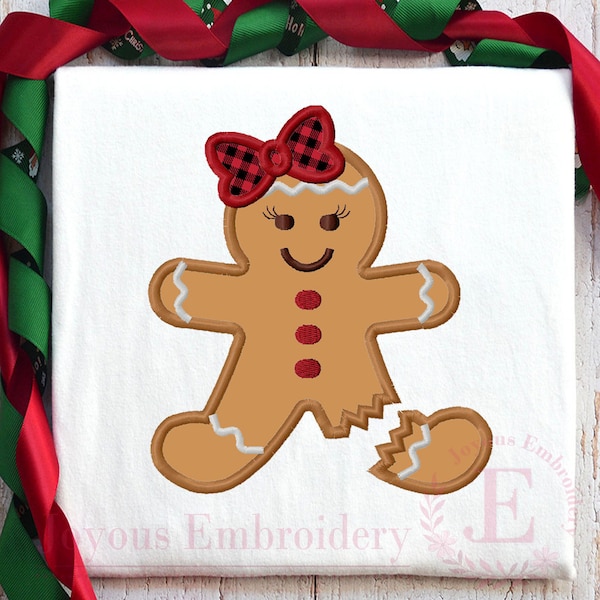 Gingerbread Applique - Etsy