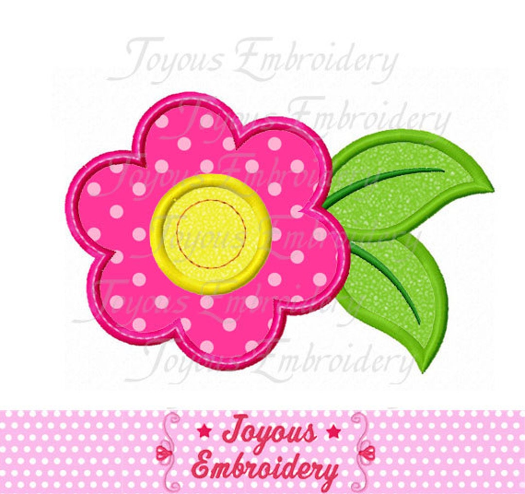 Instant Download Flower Applique Machine Embroidery Design NO:1731 - Etsy