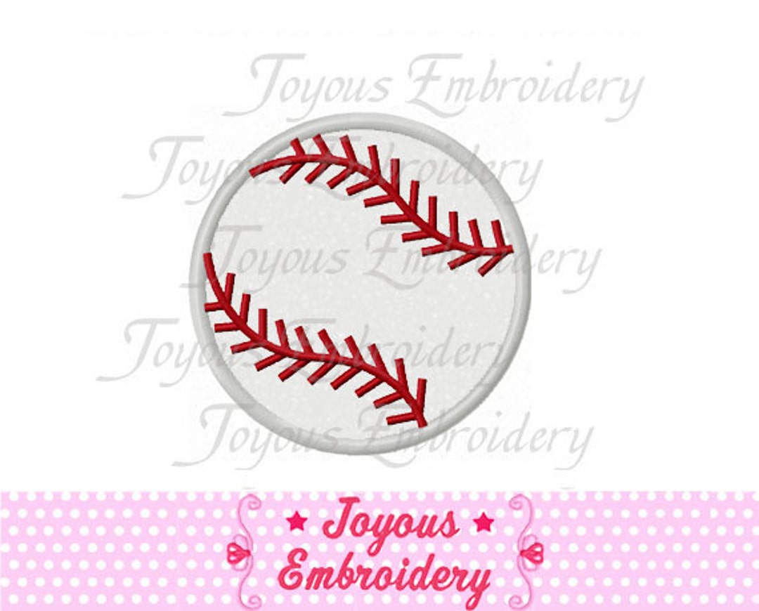 Baseball Applique,baseball Embroidery,machine Embroidery Design NO:1517 ...