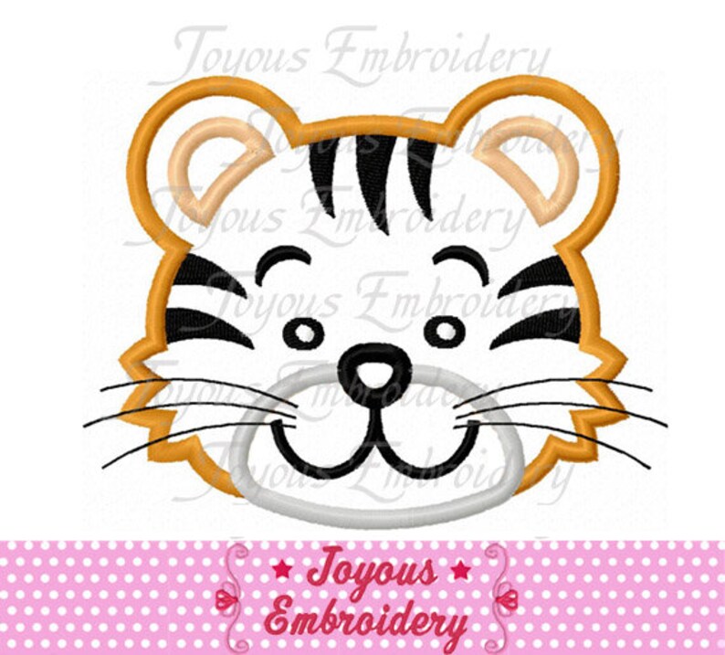 Instant Download Tiger Applique Embroidery Design NO:2552 | Etsy