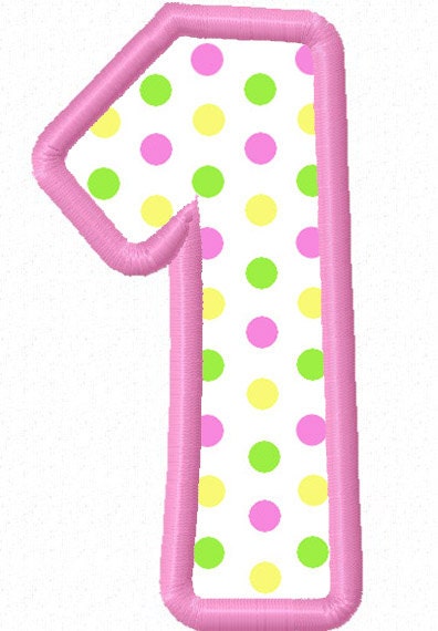 Instant Download Birthday Numbers Applique Machine Embroidery - Etsy