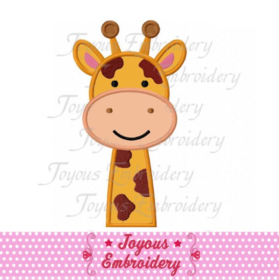 Instant Download Giraffe Applique Embroidery Design NO:1758 | Etsy